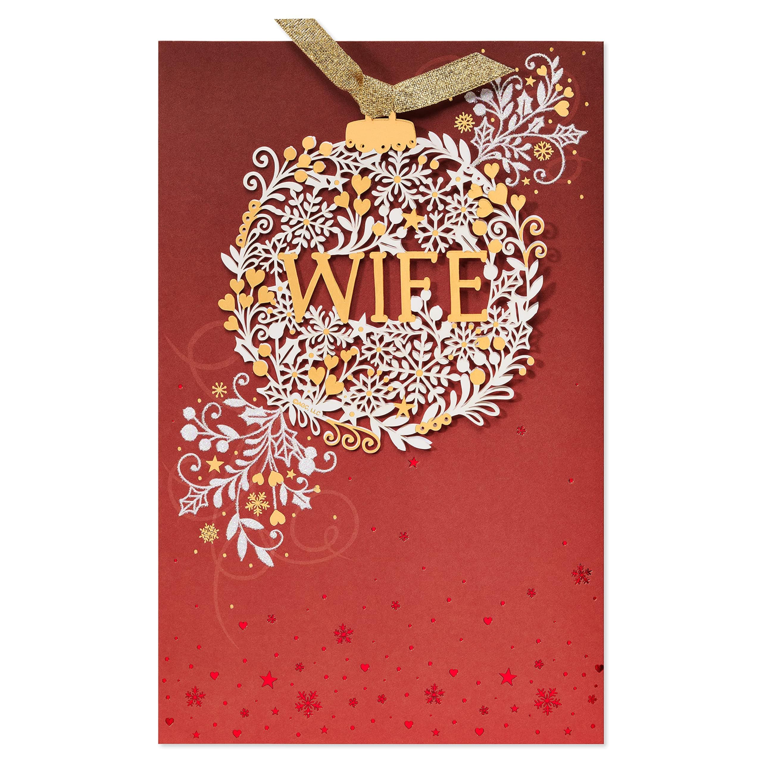 American Greetings Christmas Card for Wife (Grateful for Our Life Together)