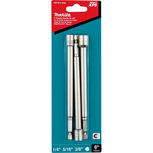 Makita E-01563 Impact XPS™ 3 Pc. 6" Magnetic Nutsetter Set