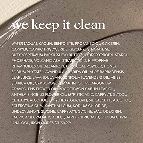 Honest Beauty 3-in-1 Detox Mud Mask with Activated Charcoal & Jeju Volcanic Ash + Manuka Honey & Shea Butter | Cruelty Free | 2.8 Fl Oz