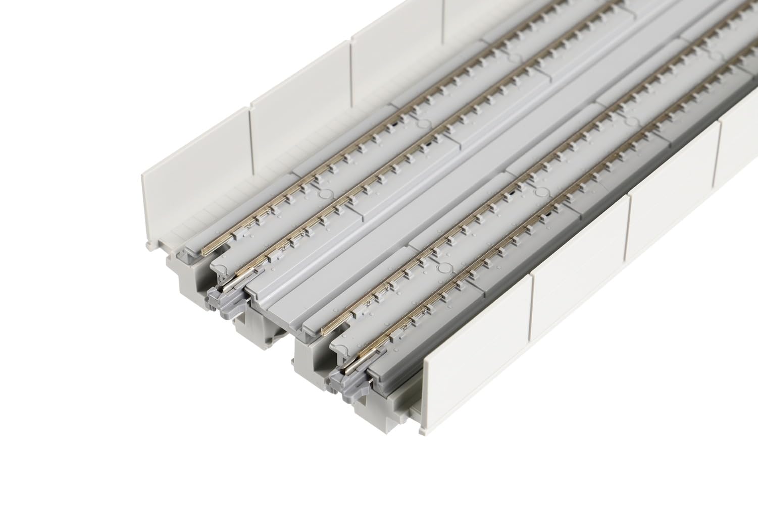Kato USA, Inc. N 248mm 9-3/4" Straight Dbl Viaduct, Concrete (2), KAT20401