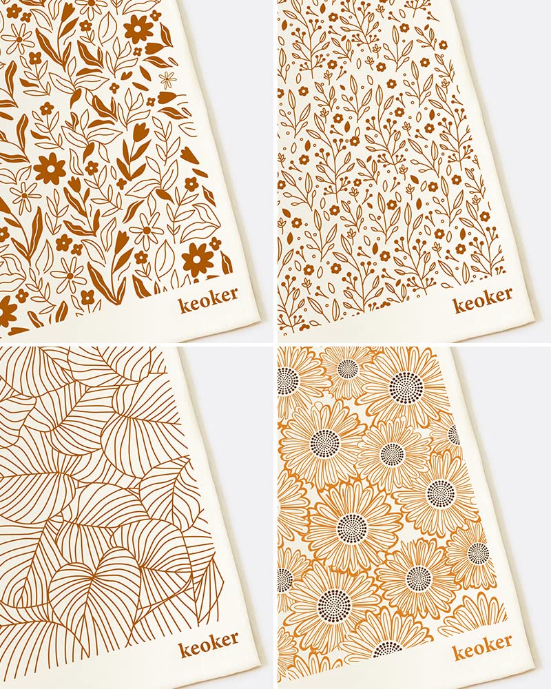 KEOKER Floral Silk Screen Stencils for Polymer Clay, 10 PCS Silk Screen for Jewelry Clay Earrings Decoration, Each 5.5" X 3.5" (10PC)