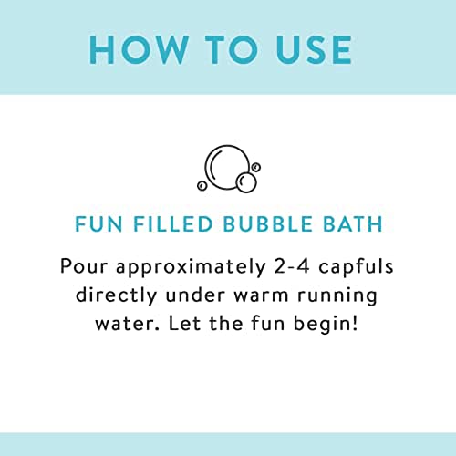 The Honest Company Foaming Bubble Bath | Gentle for Baby | Naturally Derived, Tear-free, Hypoallergenic | Lavender Calm, 12 fl oz