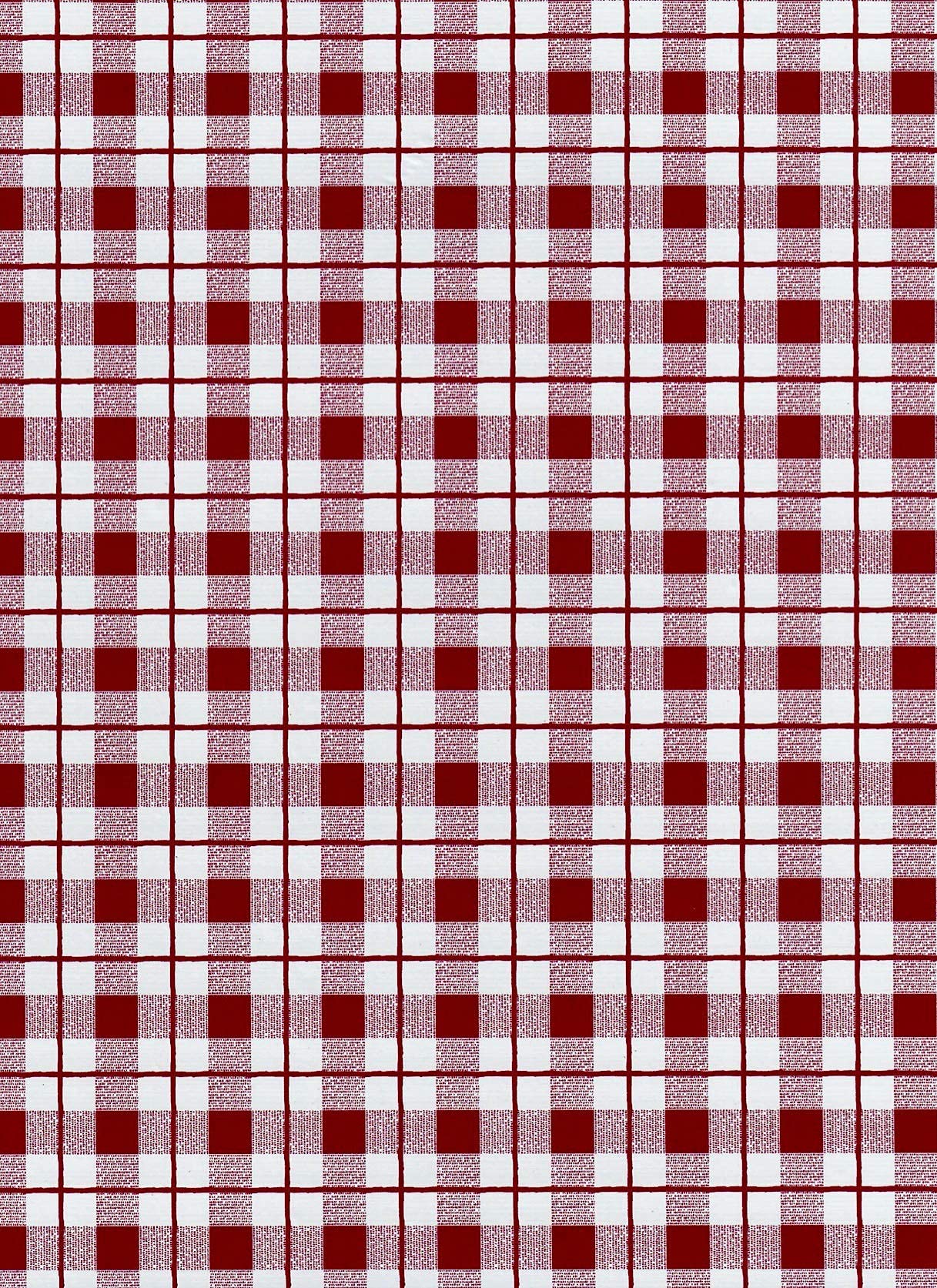Vintage Red Gingham Self-Adhesive Shelf and Drawer Liner, for Arts & Crafts, 9 Feet by 18 Inches (2)