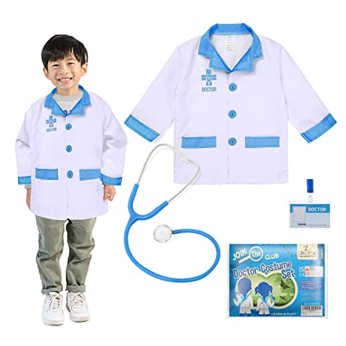 Doctor Costume For Kids Doctor Costume - Includes Kids Lab Coat - Ideal Career Day Costume For Kids - Including Kids Doctor Coat. Girls Doctor Costume - Boys Dress Up - Kids Veterinarian Costume