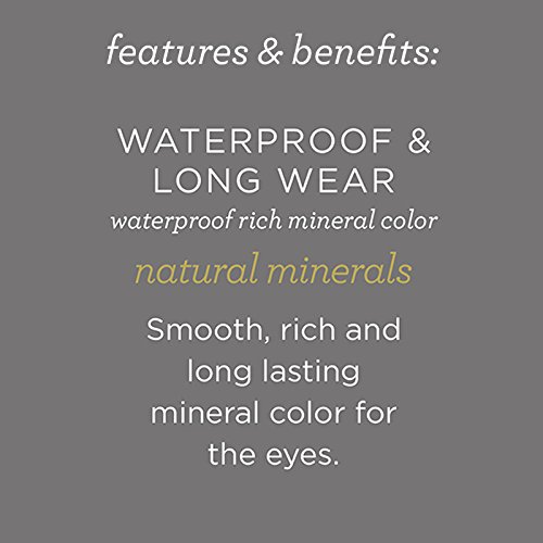 Pacifica Beauty Natural Eye Pencil in Gun Metal (Silver/Grey), 0.1 ounce