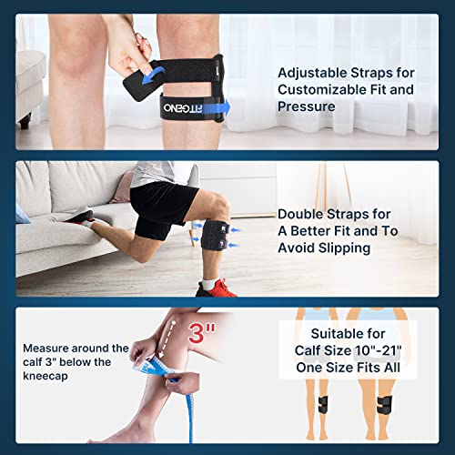 Fit Geno 2023 Upgraded Sciatica Pain Relief Brace, ReActive+ Sciatica Pain Relief Devices w/Dual Pressure Pads for Maximum Pain Relief for Sciatica, Better Sciatica Brace Than What You've Seen On TV