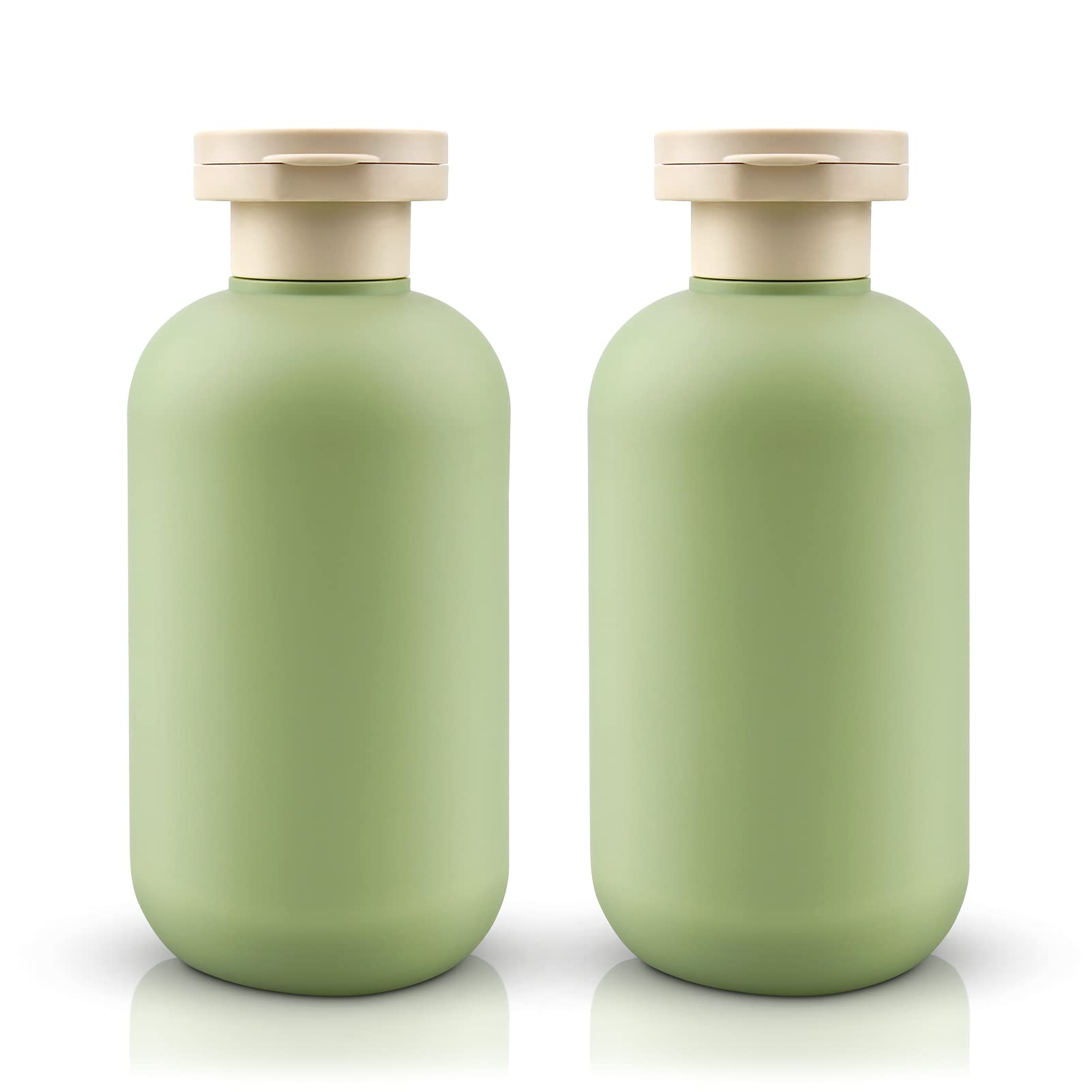 Cosywell Squeeze Bottles with Flip Cap 6.8oz Plastic Refillable Travel Containers for Toiletries Shampoo and Conditioner Bottles 2 Pack