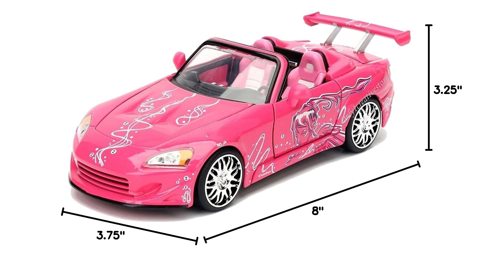 Suki'S 2001 Honda S2000 - 2 Fast 2 Furious 1:24 Diecast Model