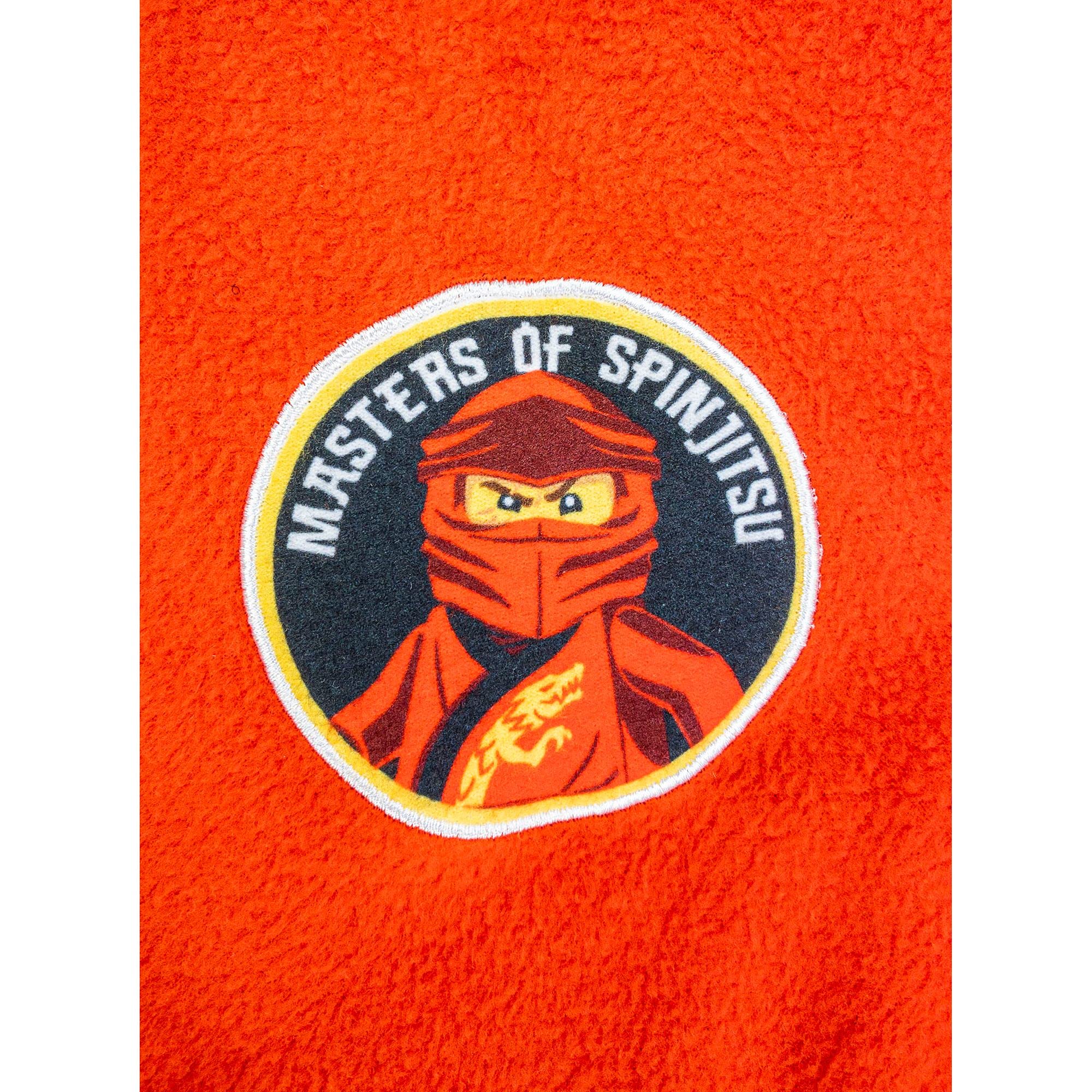 LEGO Ninjago Boy's Kai The Red Hooded Unionsuit, Red, Size 8