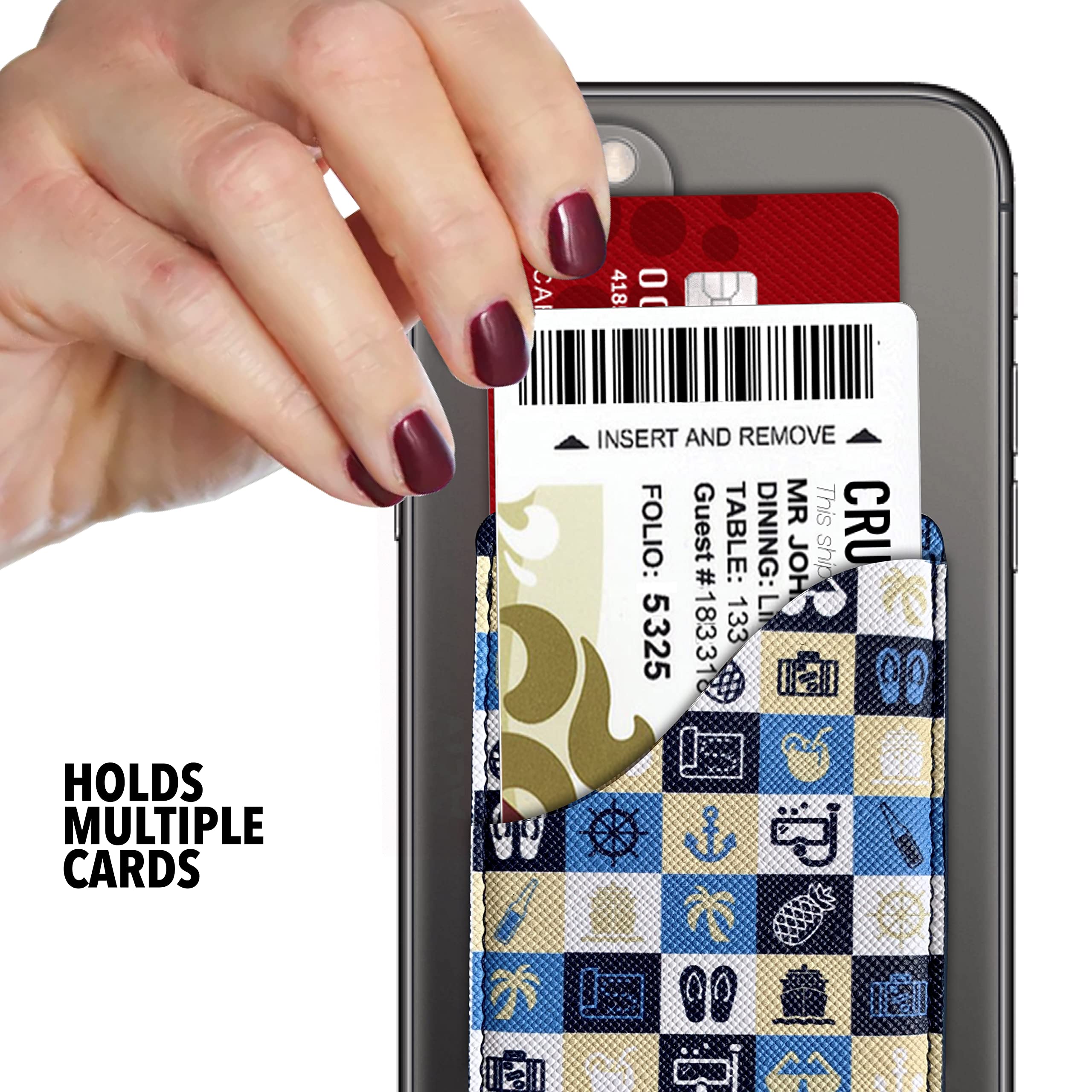 Cruise Card Holder Phone Pouch Wallet for Ship ID Key Cards Cruise Essential