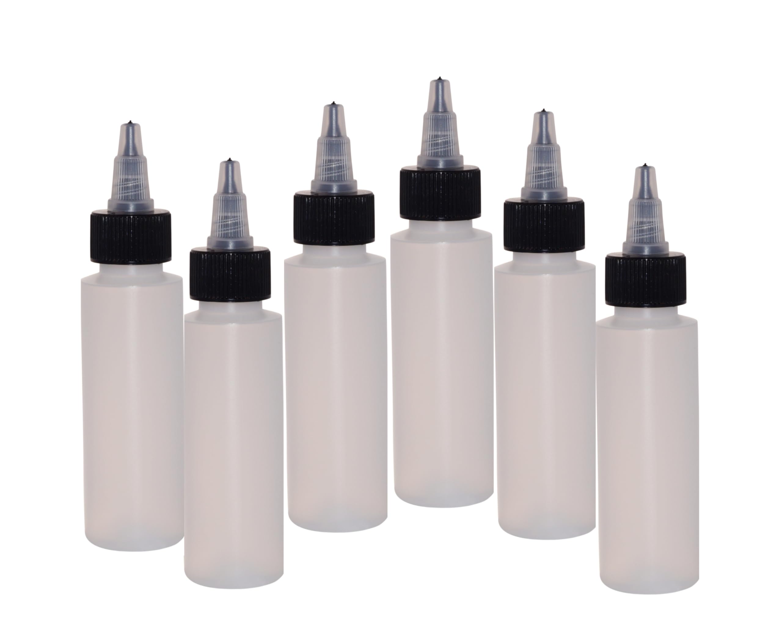 WM (Pack of 6) 4oz. Natural Cylinder Refillable, Reusable Empty Squeeze Bottles for Hair with Twist Open Yorker cap – DIY, Oils, Shampoo, Dye, Soap, Perfume, Moisturizer, Arts & Crafts, Juice…