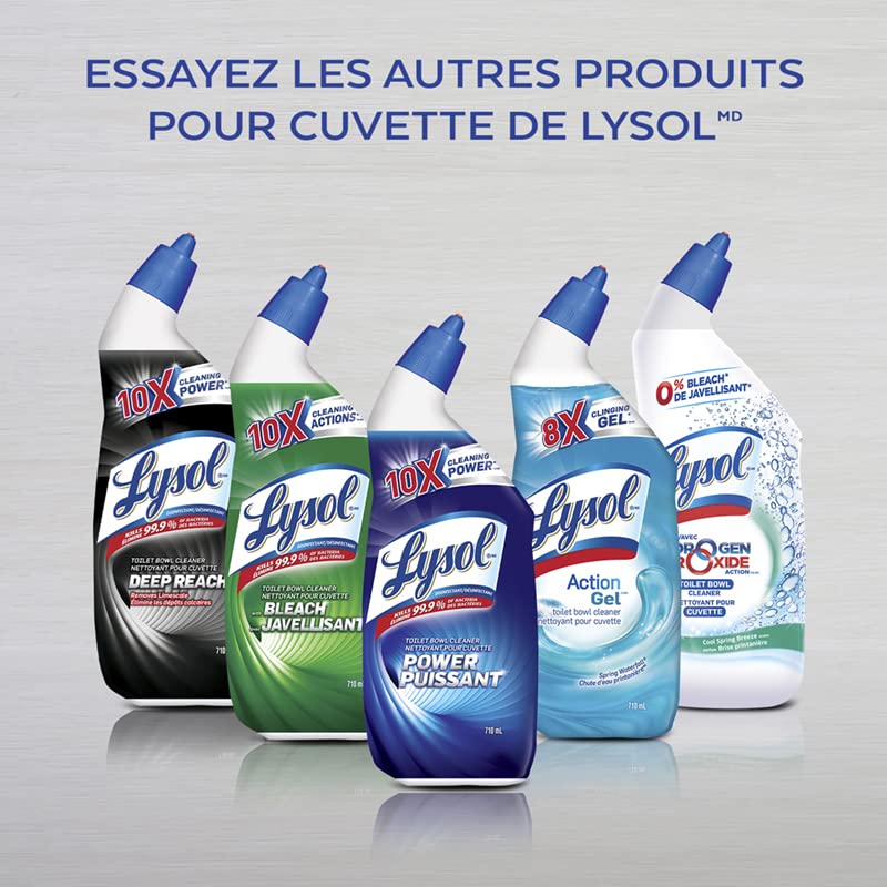 Lysol Automatic In-The-Bowl Toilet Cleaner, Cleans and Freshens Toilet Bowl, Ocean Fresh Scent, 2 Count (Pack of 1)