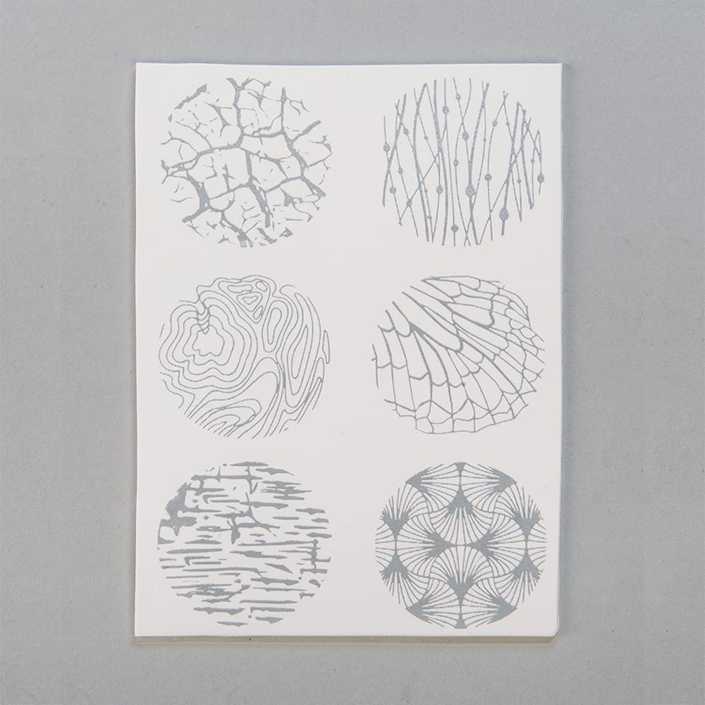 Sculpey Tools Silk Screen Nature, reusable 3 piece set, Great for all types of DIY crafts, polymer clay, jewelry making and mixed media, great for all skill levels