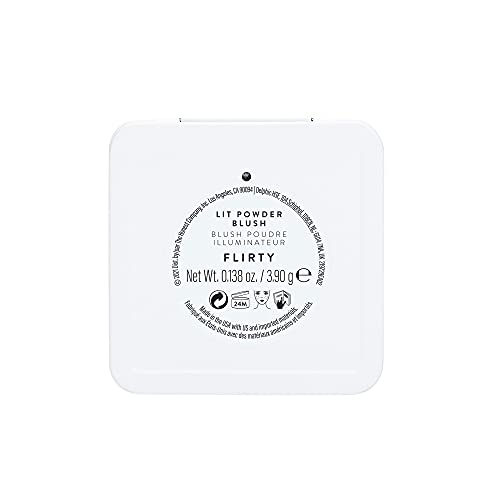 Honest Beauty Lit Powder Blush, flirty 0.138oz