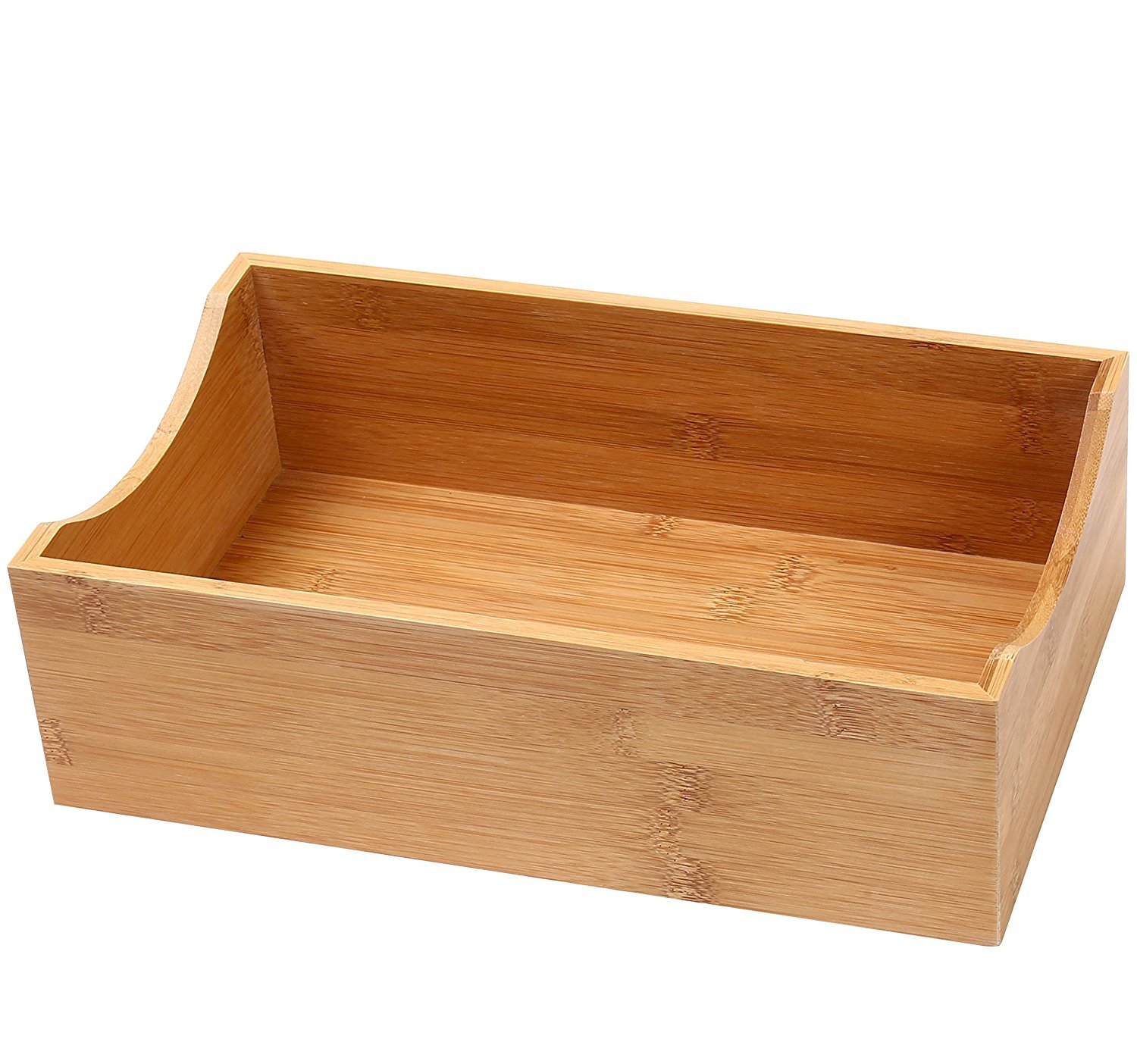 YBM HOME Bamboo Drawer Organizer Storage Box for Spices and Kitchen Items, Lingerie, Small Tools, and Gadgets, 330