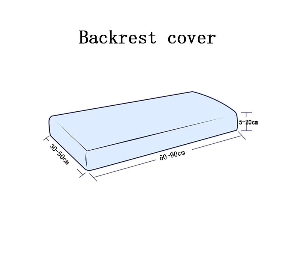 GWTYR Hotel Couch Seat Slipcover Protector,1/2/3/4 Seater Seat Cushion Protector,Stretch Sofa Cushion Covers,Premium Stretchy Protect Couch Cushion-Blue_Backrest_Cover