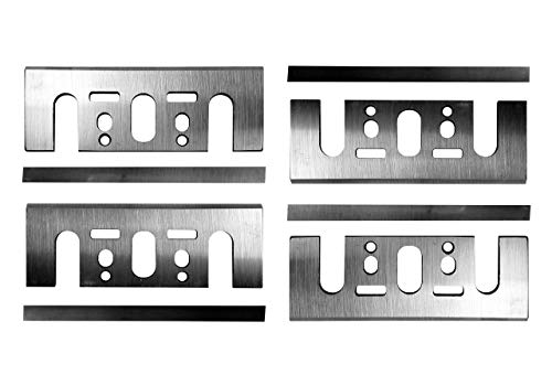 Makita 2 Pack 8 Pc - 3 1 4 Planer Blade Double Edge Set For Planers - Cutting For Hard Wood - 3-1/4" Tungsten Carbide | 2-Piece Blade