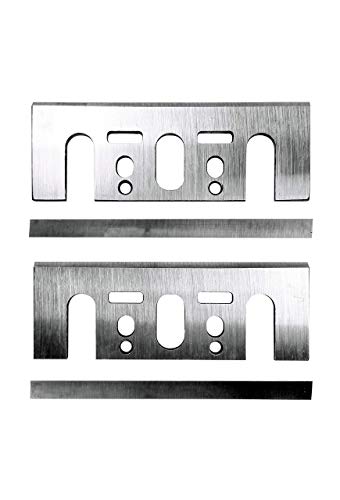Makita 2 Pack 8 Pc - 3 1 4 Planer Blade Double Edge Set For Planers - Cutting For Hard Wood - 3-1/4" Tungsten Carbide | 2-Piece Blade