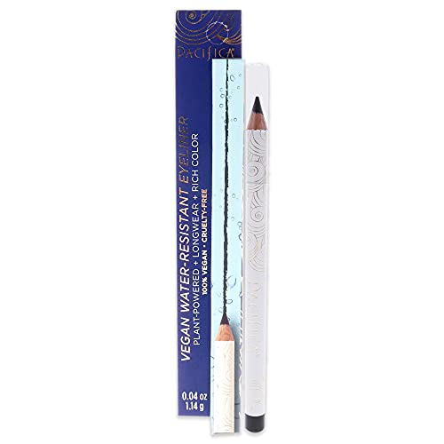 Pacifica Vegan Water Resistant Eyeliner - Jet Women 0.04 oz