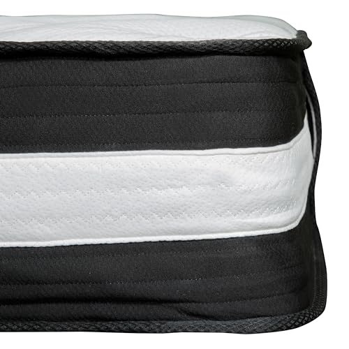 Flash Furniture Capri Comfortable Sleep 10" Hybrid Pocket Spring and Foam Mattress in a Box, Foam Pocket Spring Hybrid Mattress, Queen