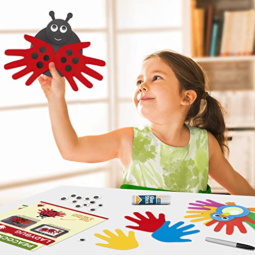 Arts and Craft Kit for Toddlers and Preschoolers, Easy Crafts for Kids Ages 3-5 โ Animal Craft Set Includes Supplies and Instructions