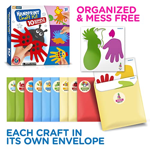 Arts and Craft Kit for Toddlers and Preschoolers, Easy Crafts for Kids Ages 3-5 โ Animal Craft Set Includes Supplies and Instructions