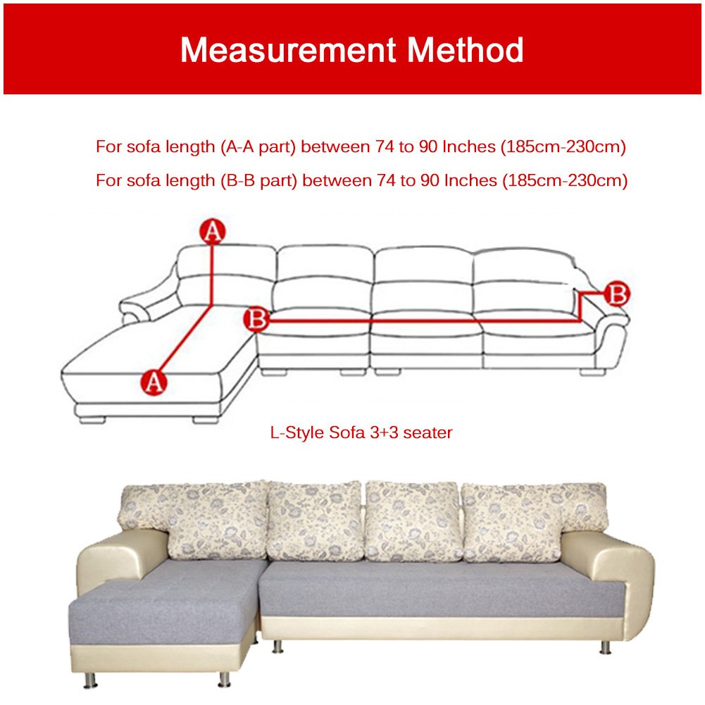 MIFXIN Stretch Sofa Cover Couch Slipcover 1 Piece Spandex Stretchy Couch Cover Furniture Protector for Sofa Couch Living Room Decor (Grey Blue, Sofa/3-seater)