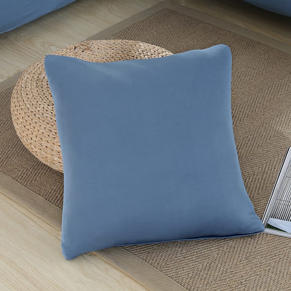 MIFXIN Stretch Sofa Cover Couch Slipcover 1 Piece Spandex Stretchy Couch Cover Furniture Protector for Sofa Couch Living Room Decor (Grey Blue, Sofa/3-seater)