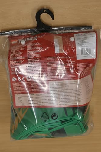 Lloyd Costume for Kids, Lego Ninjago Legacy Themed Basic Character Accessories, Single Child Size Green