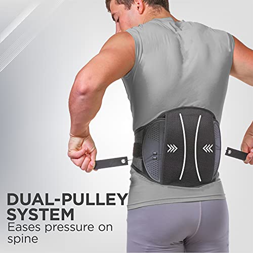 BraceAbility Spondylolisthesis Back Brace - Ankylosing Spondylolysis Lumbar Spine Corset Stabilizer Belt for Pars Defect Lower Back Pain, Anterolisthesis Support, Spinal Fracture Treatment (Small)