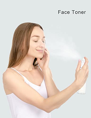 ZLEVEAYN 4oz Plastic Spray Bottles Fine Mist 12 Pack Refillable Empty Travel Size Containers Leak Proof for Toiletries Perfume Essential Oil Alcohol Hair Spray