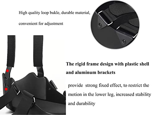 Jewlri Short Air Walker Fracture Boot Walking Protection Boot Inflatable with Aluminum Brackets for Broken Foot Fractures Sprains fits Left or Right Foot Ankle Medium