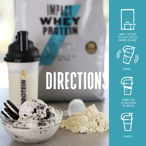 MyProtein Impact Whey Protein , Cookies & Cream, Pouch, 2.2lbs