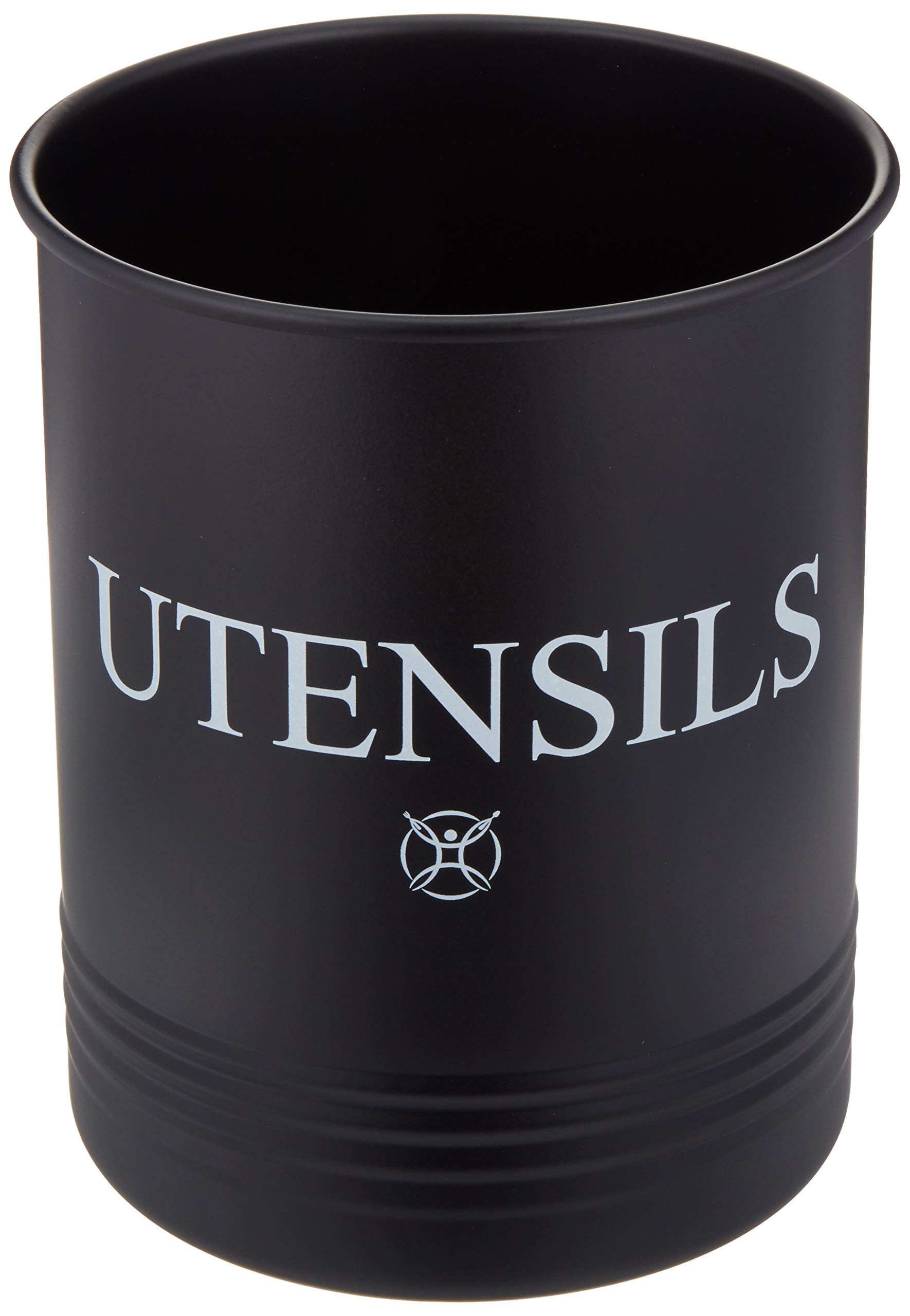 Steelware Central Utensil Holder Large Crocks Kitchen (black)