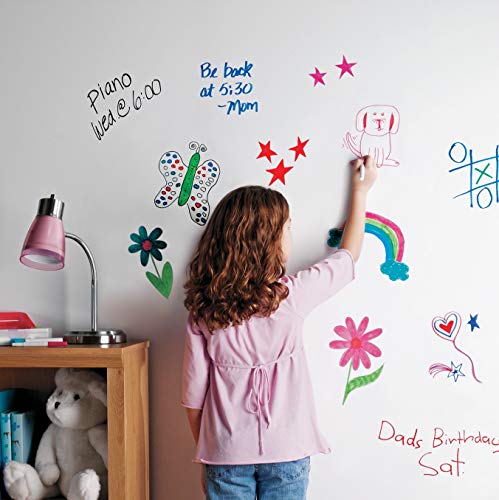 Rust-Oleum 241140 Specialty Dry Erase Brush-On Paint Kit, White & FOAM PRO 184 Foam Paint Roller, Pack of 1