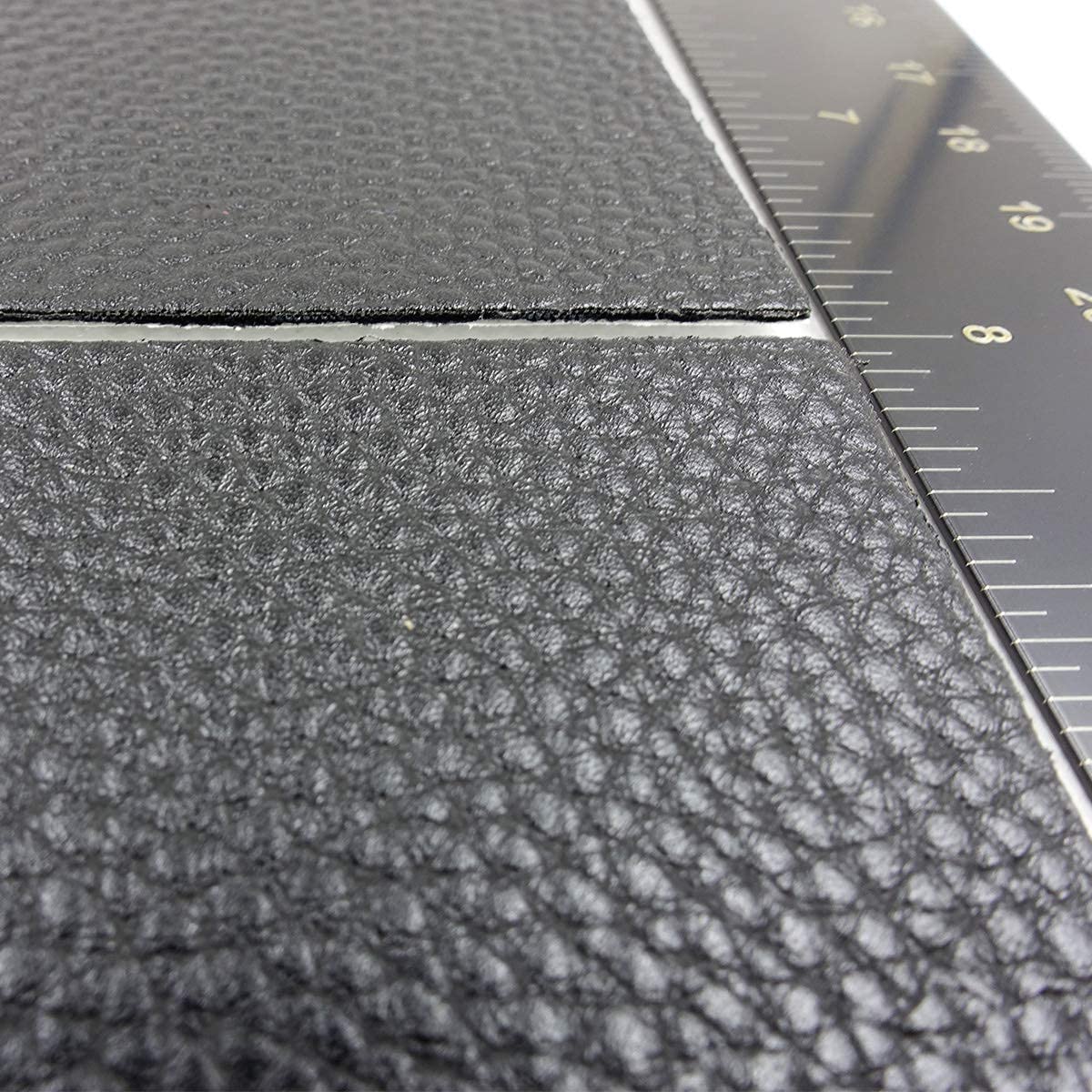 Vowcarol Leather Repair Kits for Couches and Cars, Leather Repair Patches Super-Thin Vinyl Repair kit 2 PCS Black