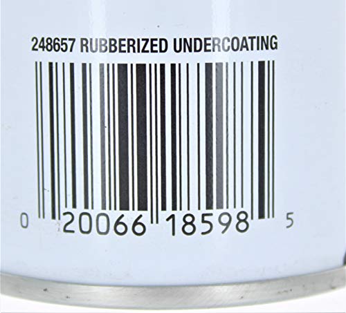 Rust-Oleum 15 Oz Black Rubberized Undercoating Spray Paint, Black, 6 Pack