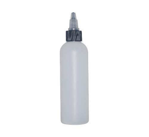 wolfmoon botanicals WM (Pack of 24) - 4oz Cosmo Bullet Bottle with twist open (Yorker) cap (Natural)