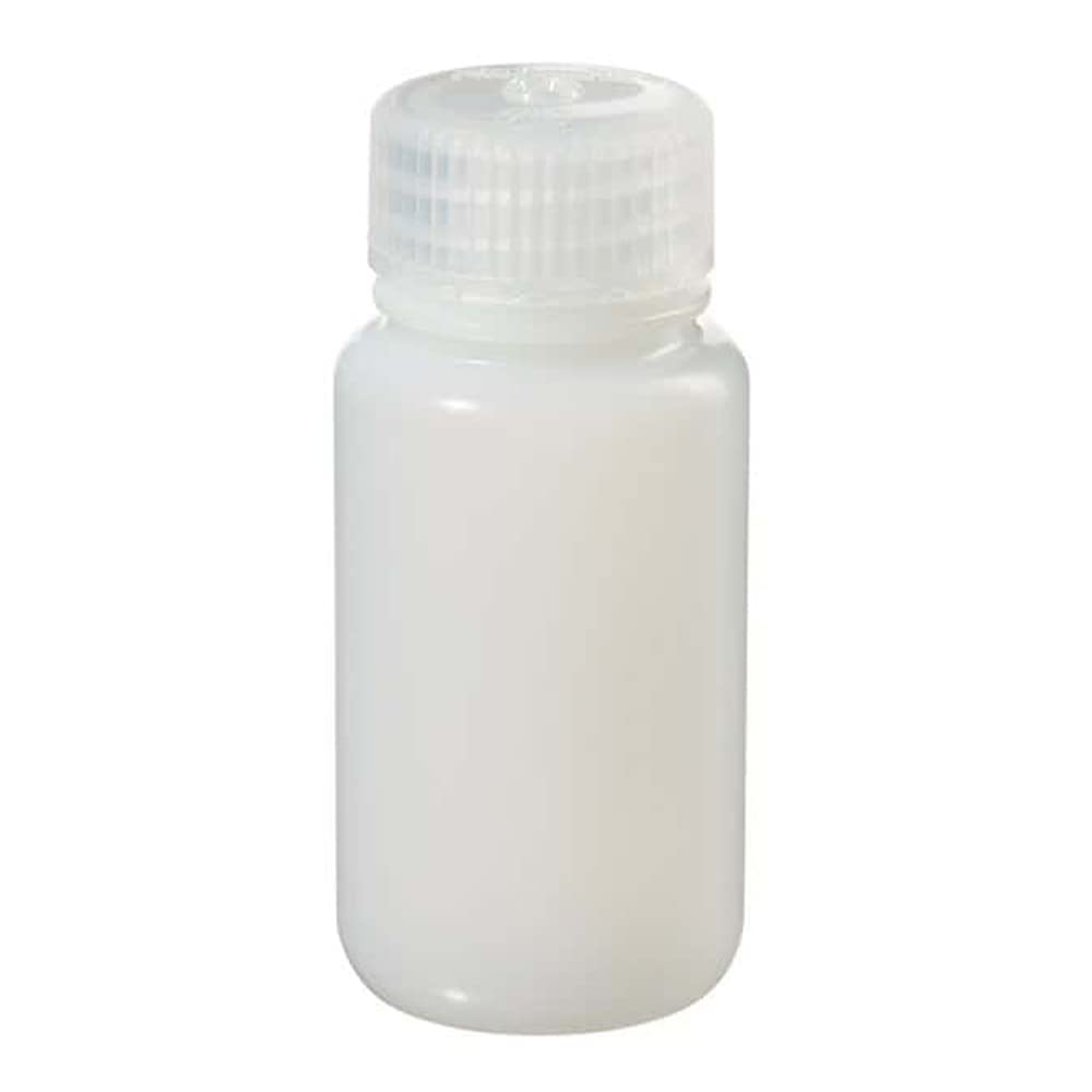 Nalgene 2104-0004 Wide-Mouth Bottle, HDPE, 125mL (Pack of 12)
