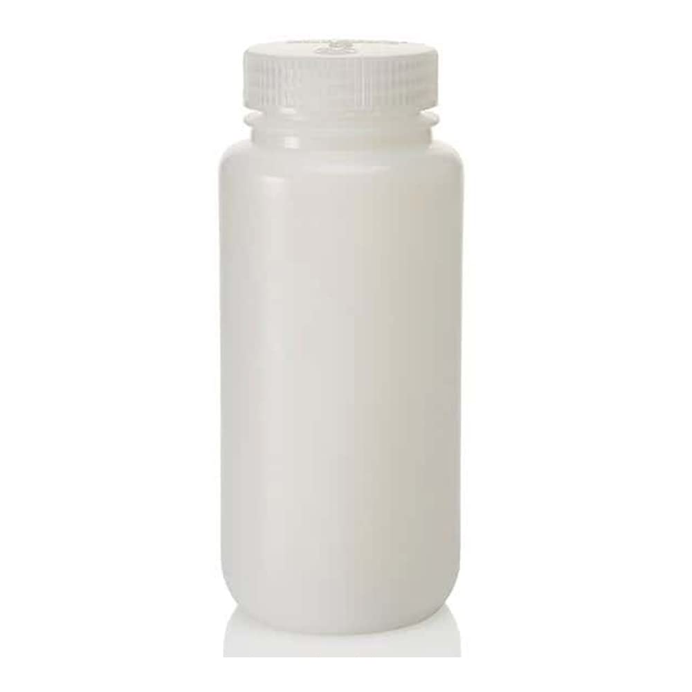 Nalgene 2104-0004 Wide-Mouth Bottle, HDPE, 125mL (Pack of 12)