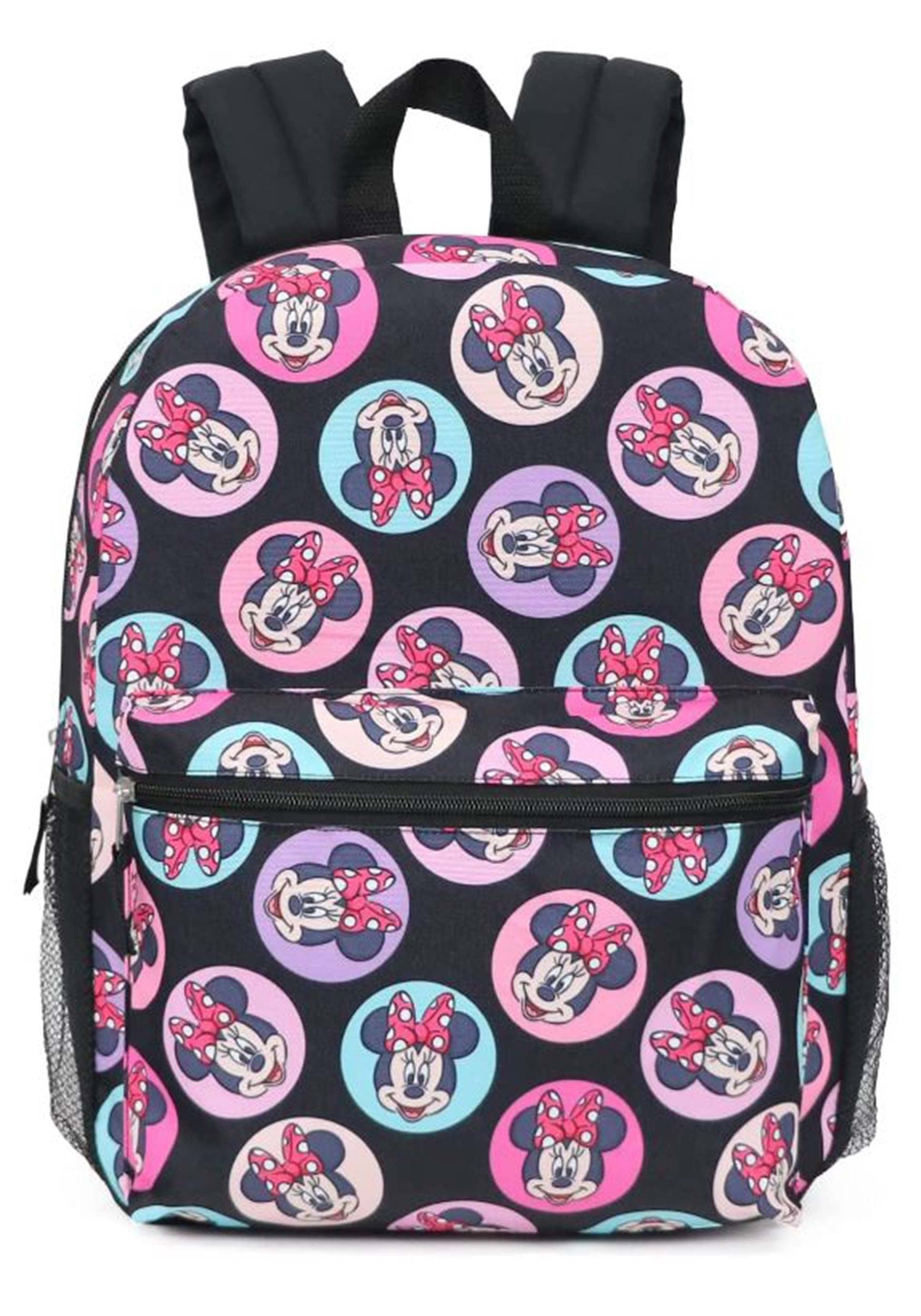 Disney Minnie Mouse Full Size All Over Print 16" Backpack