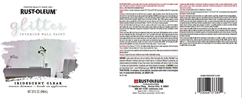 Rust-Oleum Glitter Iridescent Clear Paint 1 qt.
