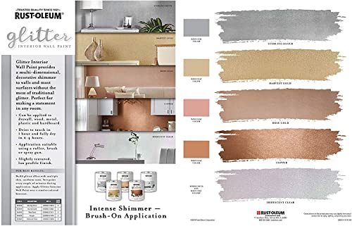 Rust-Oleum Glitter Iridescent Clear Paint 1 qt.