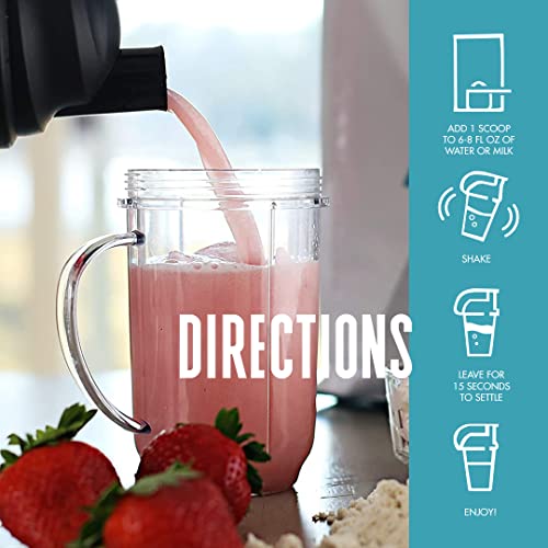 Myprotein® Impact Whey Protein Powder, Strawberry Cream, 5.5 Lb (100 Servings)