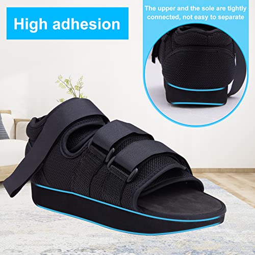 GHORTHOUD Post op Shoes for Broken Toe Medical Walking shoes Cast Foot Brace for Foot Surgery Operation,Fracture or Ulcer(Medium