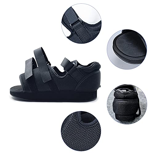 GHORTHOUD Post op Shoes for Broken Toe Medical Walking shoes Cast Foot Brace for Foot Surgery Operation,Fracture or Ulcer(Medium