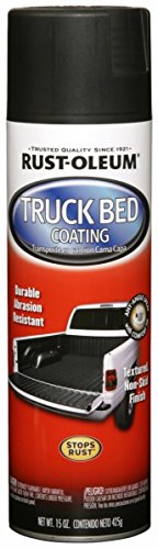 Rust-Oleum 248914 2 Pack 15 oz. Truck Bed Coating Spray, Black