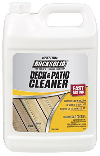 Rust-Oleum 60635 RockSolid Deck and Patio Cleaner, 1 Gallon, Clear