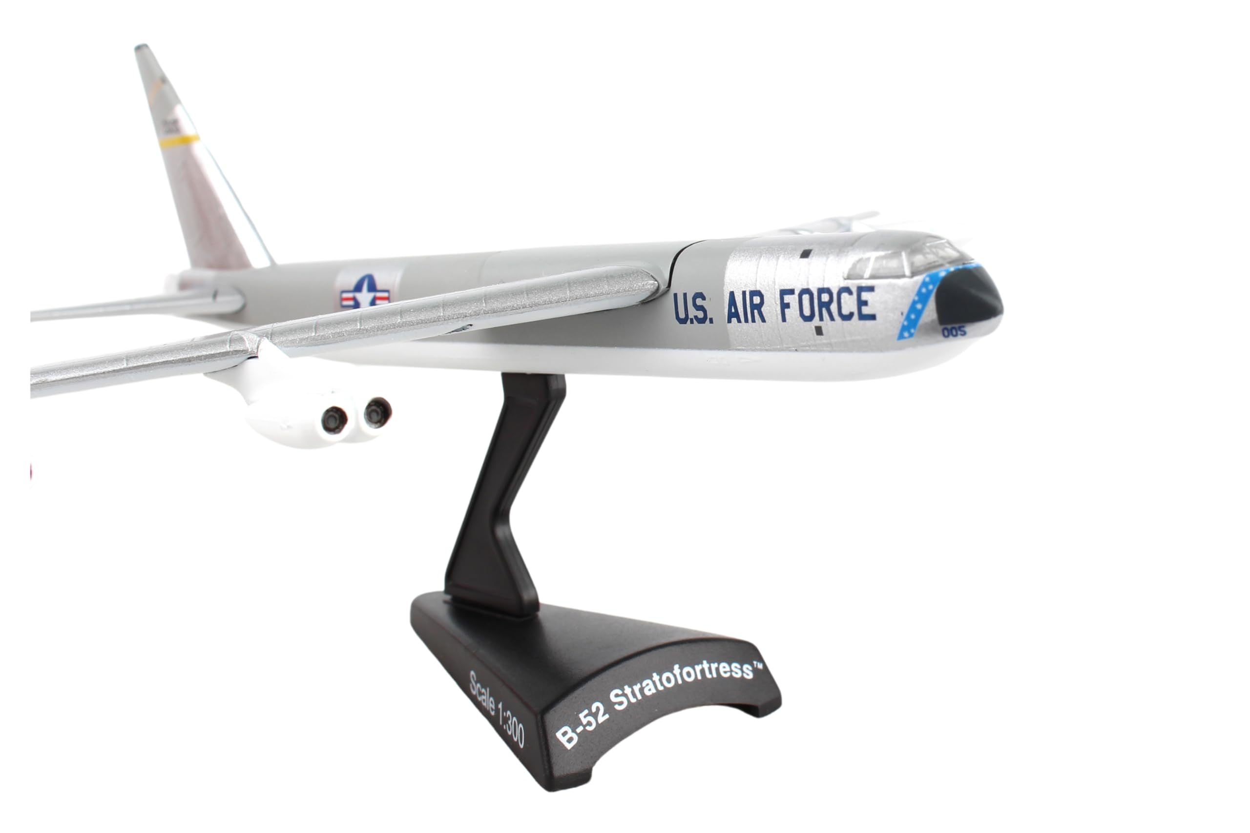 Daron Worldwide Trading Postage Stamp USAF B-52 Stratofortress 1/300 Silve Airplane Model