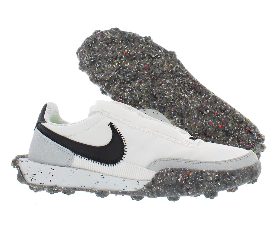 Nike Men's Waffle Racer Crater Running Trainers Ct1983 Shoes, Summit White Black Photon Dust 104, 6.5